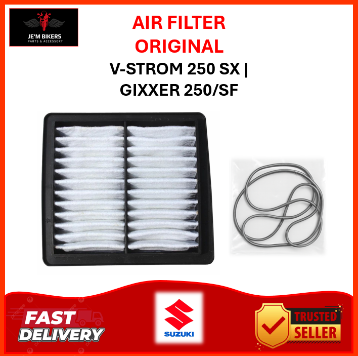 AIR FILTER ORIGINAL SUZUKI V-STROM 250 SX | GIXXER 250/SF - Jem Bikers