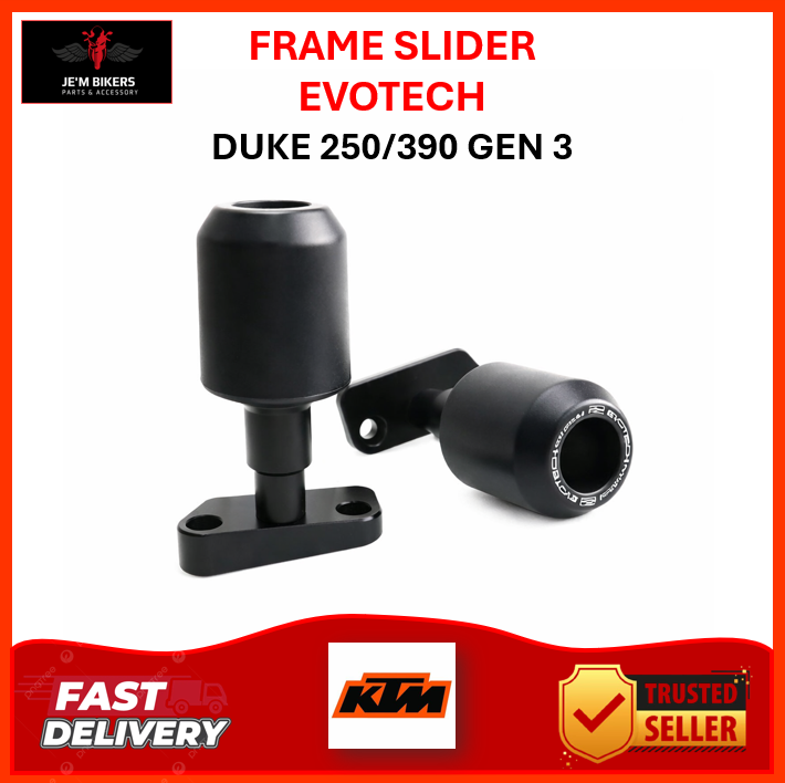 FRAME SLIDER KTM DUKE 250/390 2024 | GEN 3 - Jem Bikers